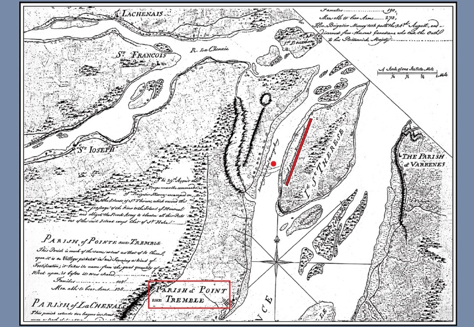 DÉBARQUEMENT DE L’ARMÉE BRITANNIQUE À LA POINTE-AUX-TREMBLES EN 1760 ...